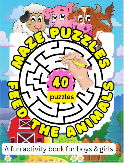 Farm Friends Maze Adventure – Feed the Farm animals discovery Maze ...