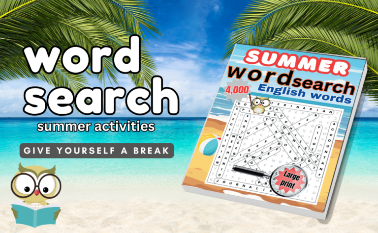 Summer Word Search – Large print books for adults - Galway Publishing