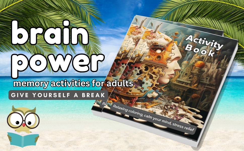 A pefect blend of activities for Adults, memory games, math, riddles ...